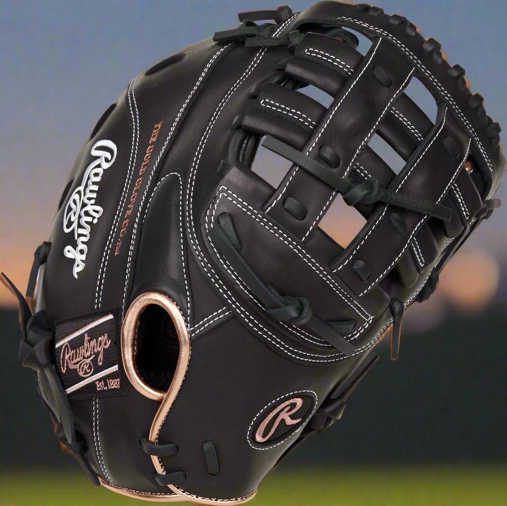 Rawlings R9 Series 12.5" R9SBFBM-17B Fastpitch 1st Base Mitt ...